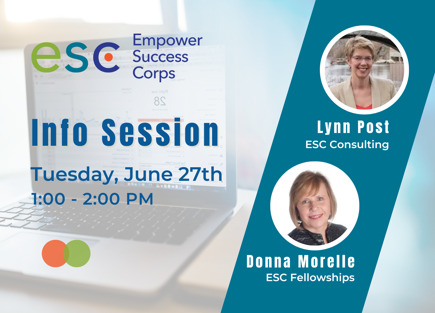 Learn More about ESC: Attend an Info Session - Empower Success Corps